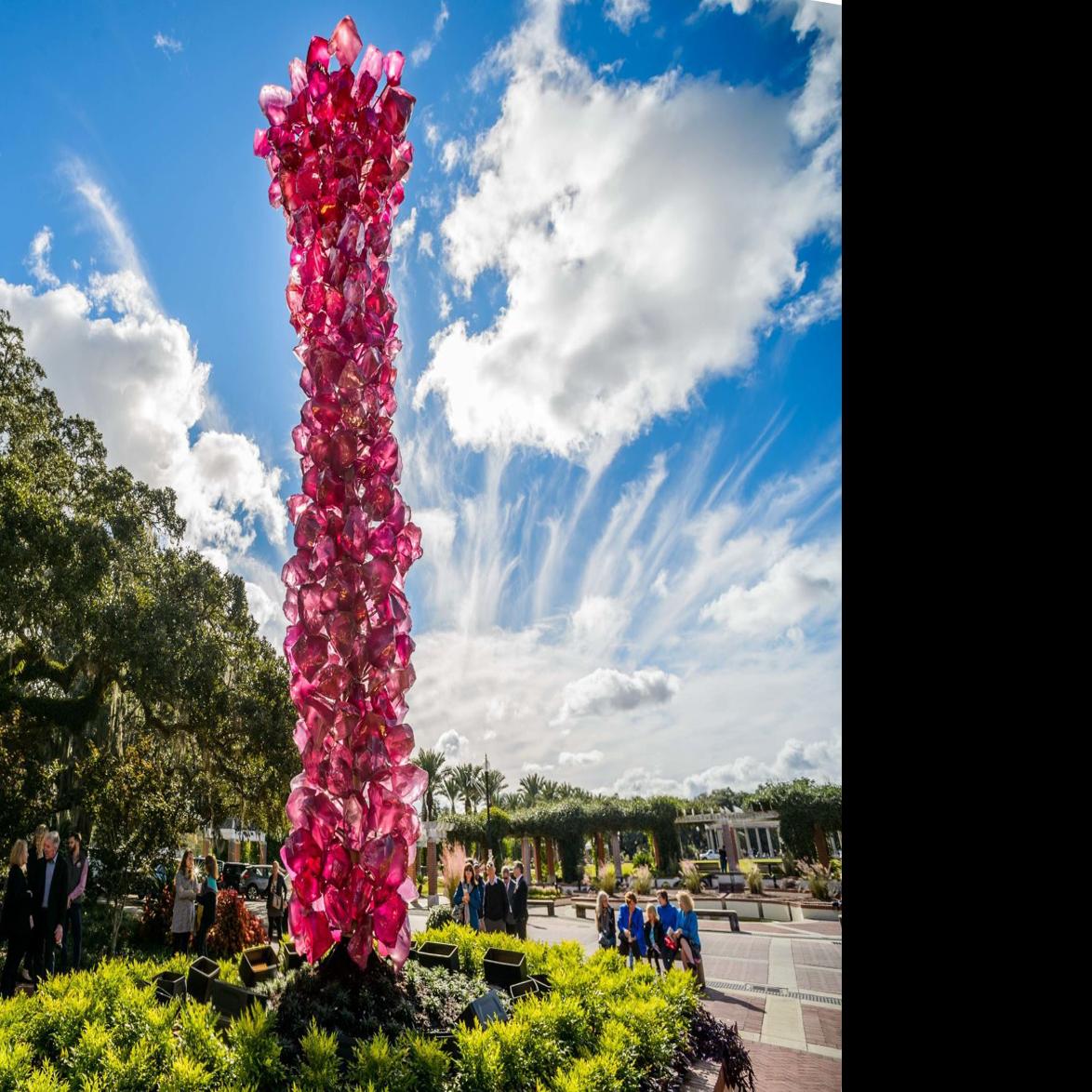 chihuly rose tree
