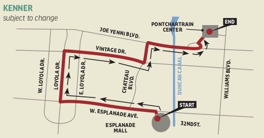 Mardi Gras Parade maps for Metairie, Kenner and Marrero — Feb. 22 & Feb ...