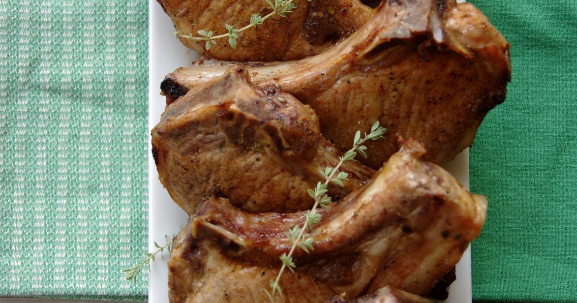 I Eat La.: Pork chops and fresh vegetables make a company-worthy meal ...