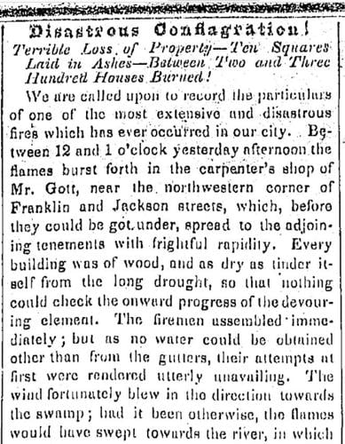 The forgotten 4th Ward fire of 1844: New Orleans geographies ...