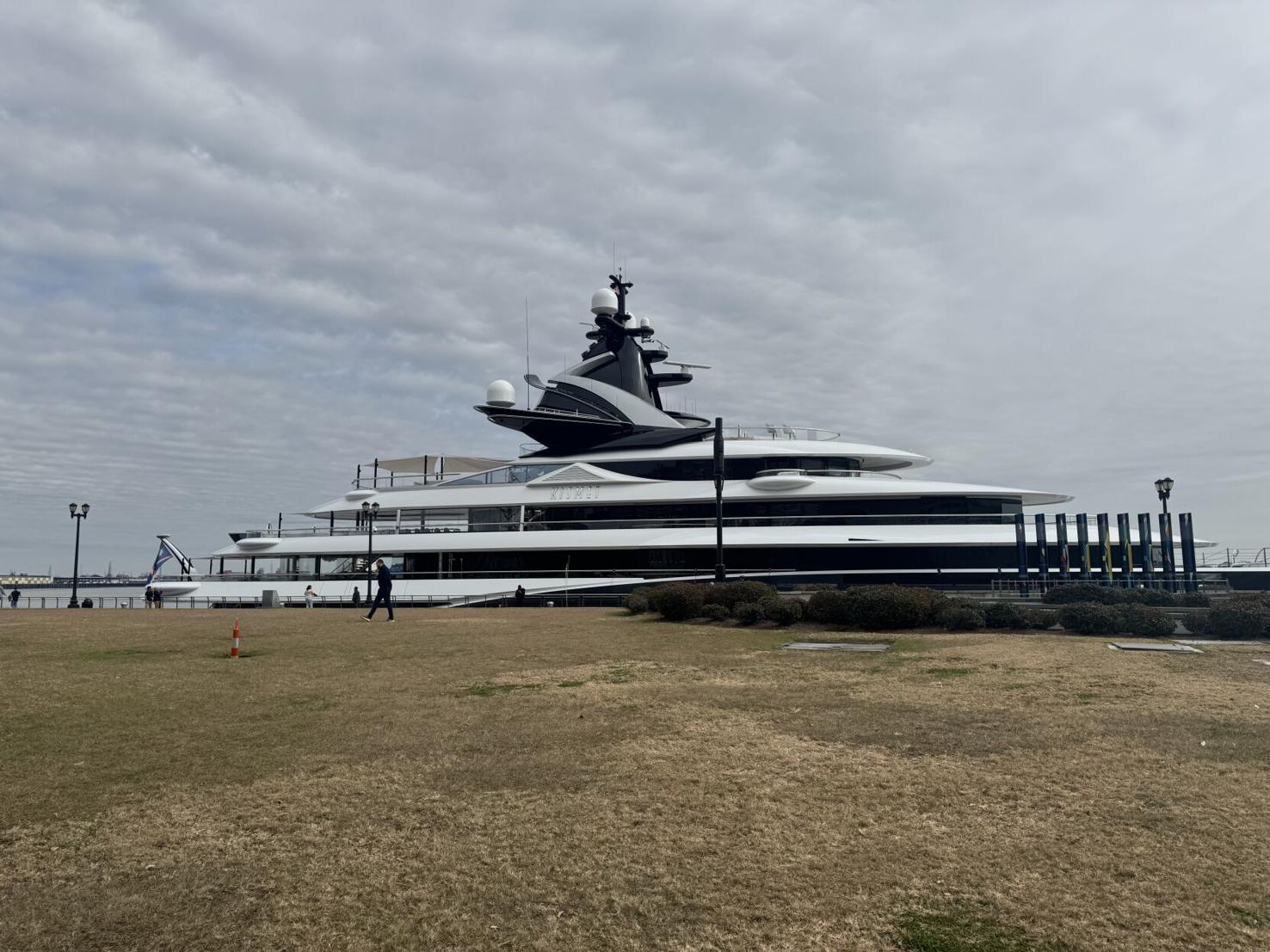 A megayacht worth $360 million has docked in New Orleans ...