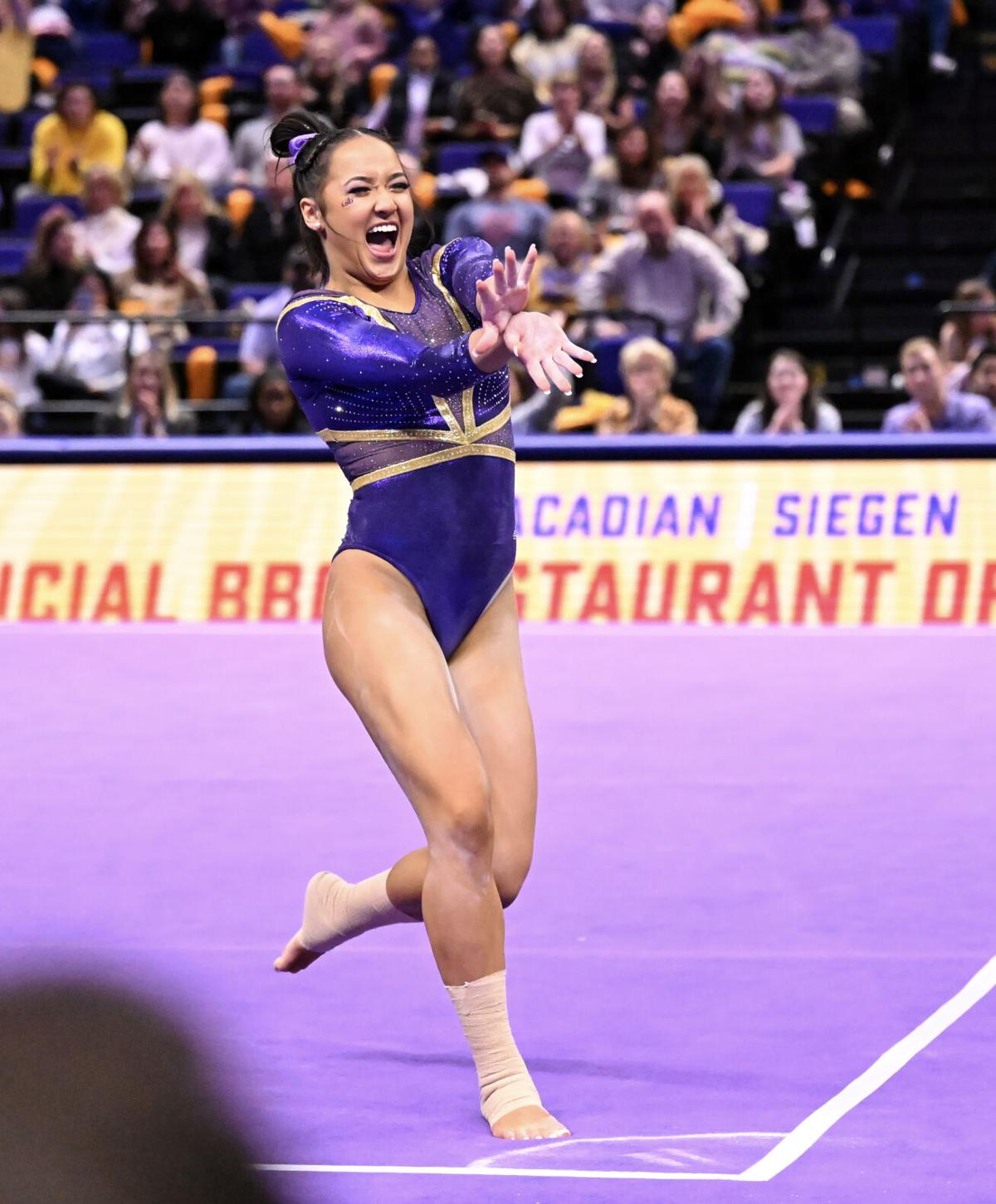 Aleah Finnegan's 10 on floor leads LSU gymnastics over Ga. | LSU | nola.com