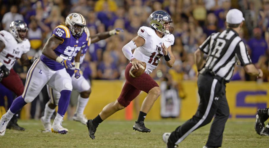 Photos: Troy holds on for massive upset of LSU at Tiger Stadium ...