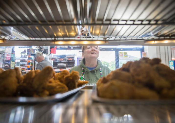 The fried chicken is always hot at Key's Fuel Mart on Rampart Street ...