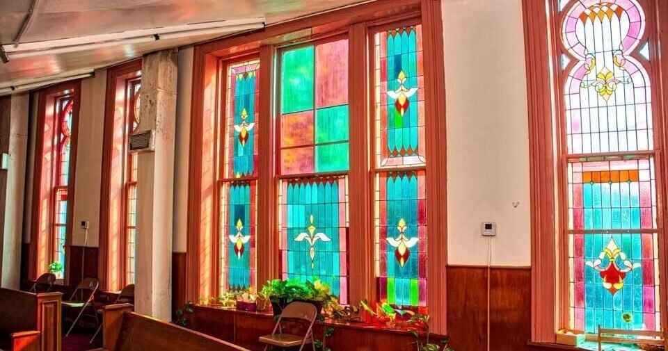 Stained-glass windows at Antioch Baptist Church | News from The ...