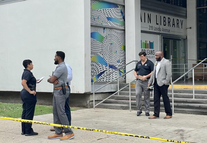 Man booked for murder on library steps, police say | Crime/Police ...