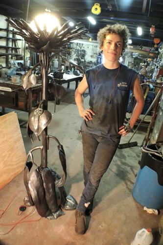 Artistic blacksmith Rachel David brings steel sculpture to Poydras ...