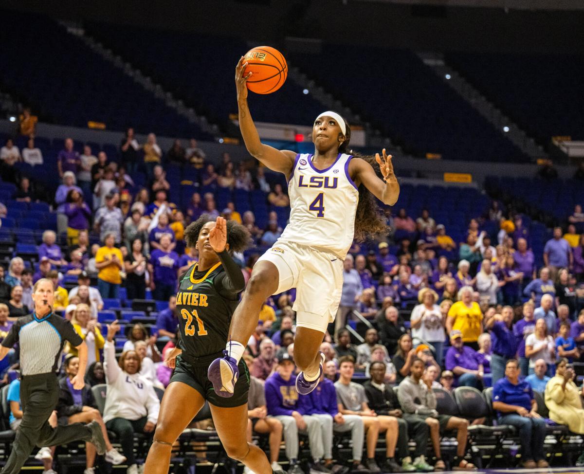 Photos: LSU nets 114 points in exhibition win over Xavier of New ...