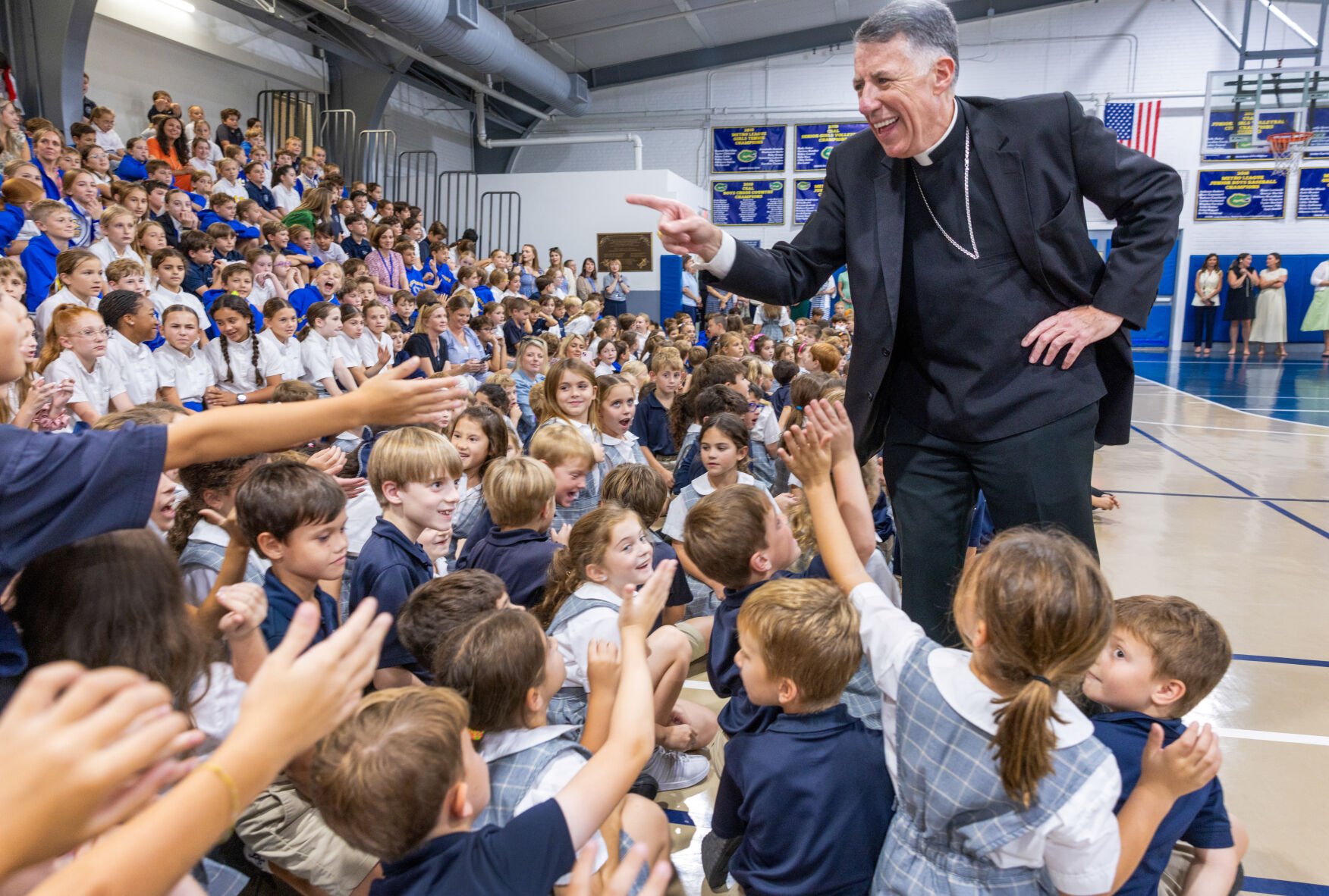Photos: Incoming Archbishop Checchio visits Catholic schools on first ...
