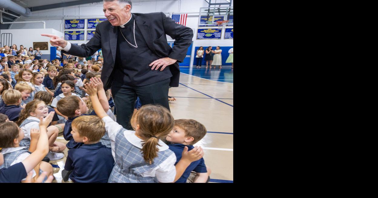Photos: Incoming Archbishop Checchio visits Catholic schools on first ...