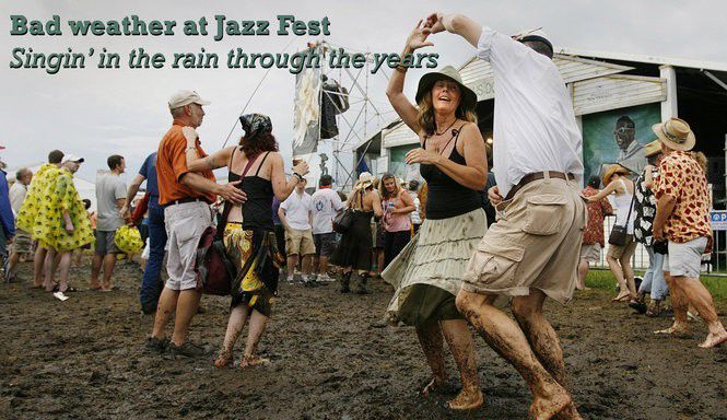New Orleans Jazz Fest: Singing in the rain, lightning and mud ...