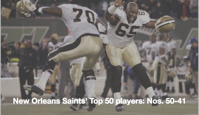 New Orleans Saints' top 50 players: Nos. 50-41 | Saints | nola.com