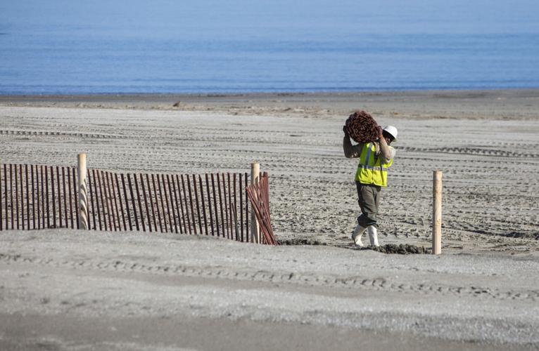 Grand Isle's 'burrito' levee rebuilt - with a new, 200-foot-wide beach ...