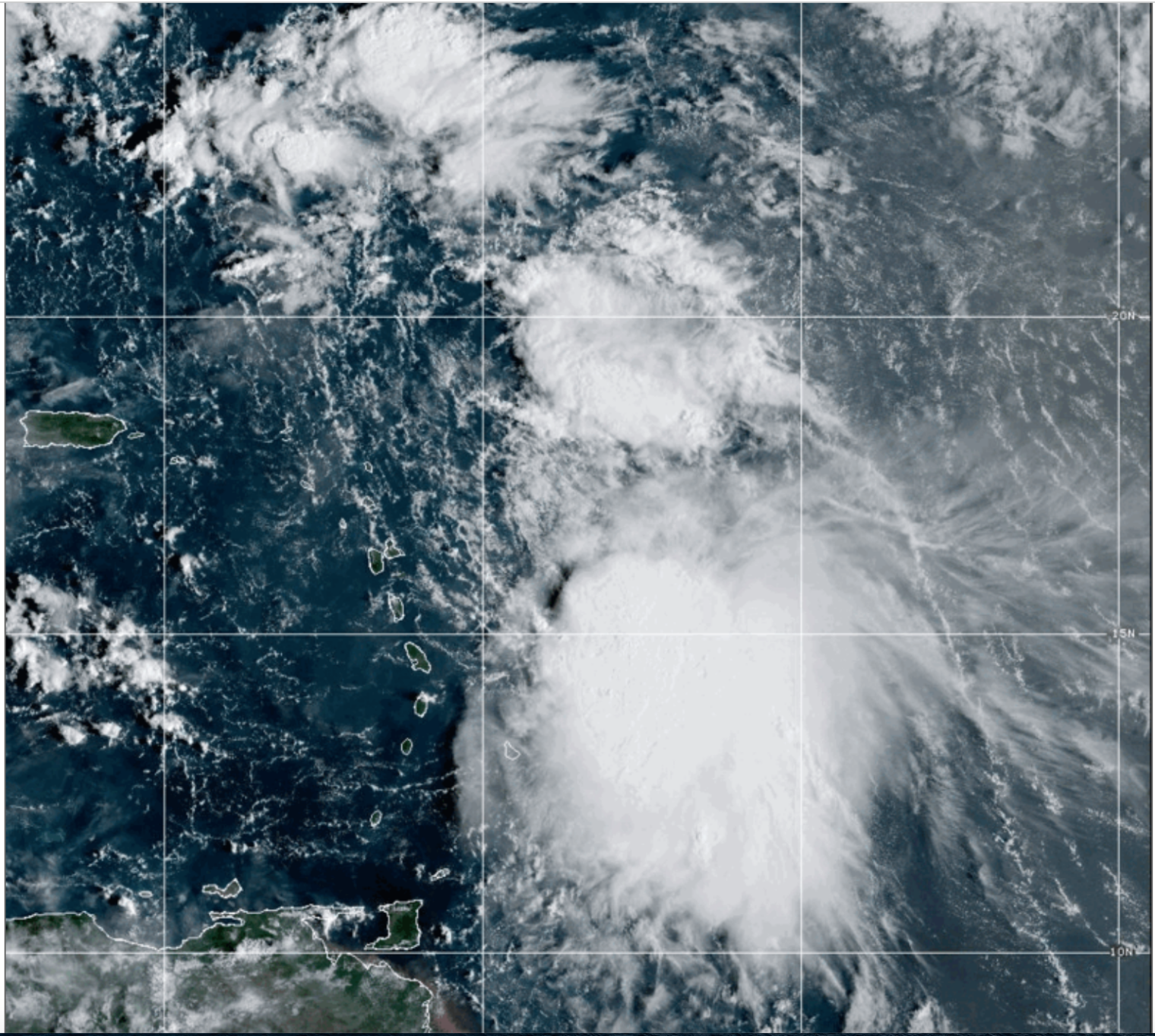 Tropical Storm Jerry to become hurricane in open water | Hurricane ...