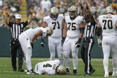 Saints collapse after Derek Carr injury: See notable numbers | Sports ...
