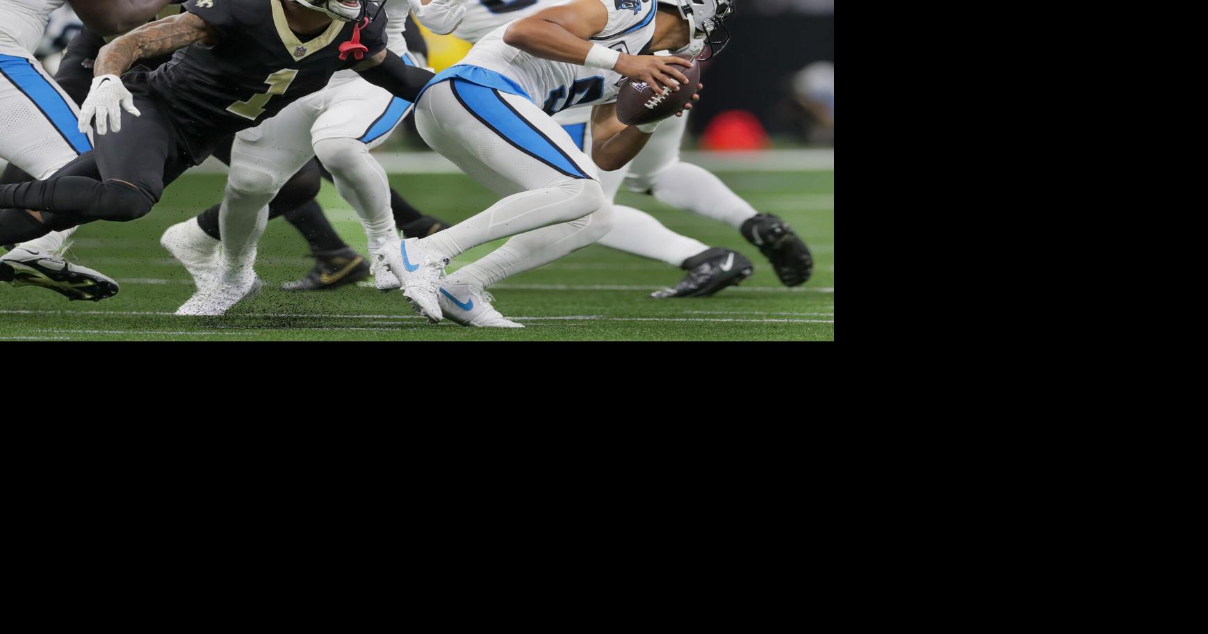 Alontae Taylor has Saints DB record 3 sacks against Panthers | Saints ...