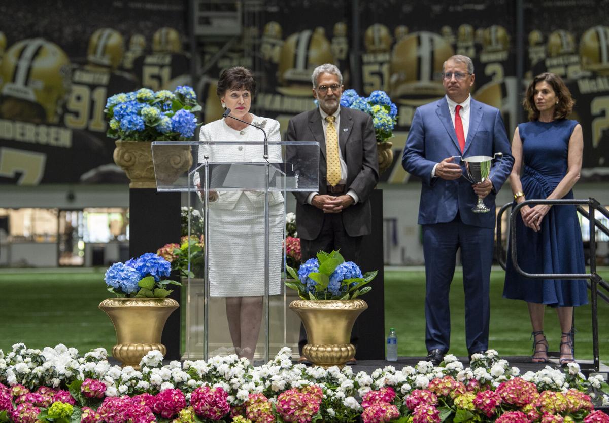 Photos: New Orleans Saints and Pelicans owner Gayle Benson receives the ...