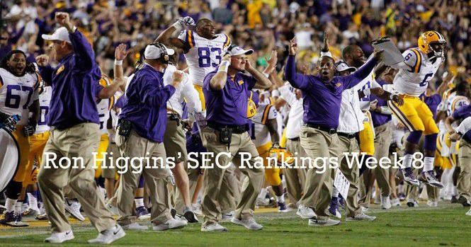 Ron Higgins' SEC Rankings Week 8 | Sports | nola.com