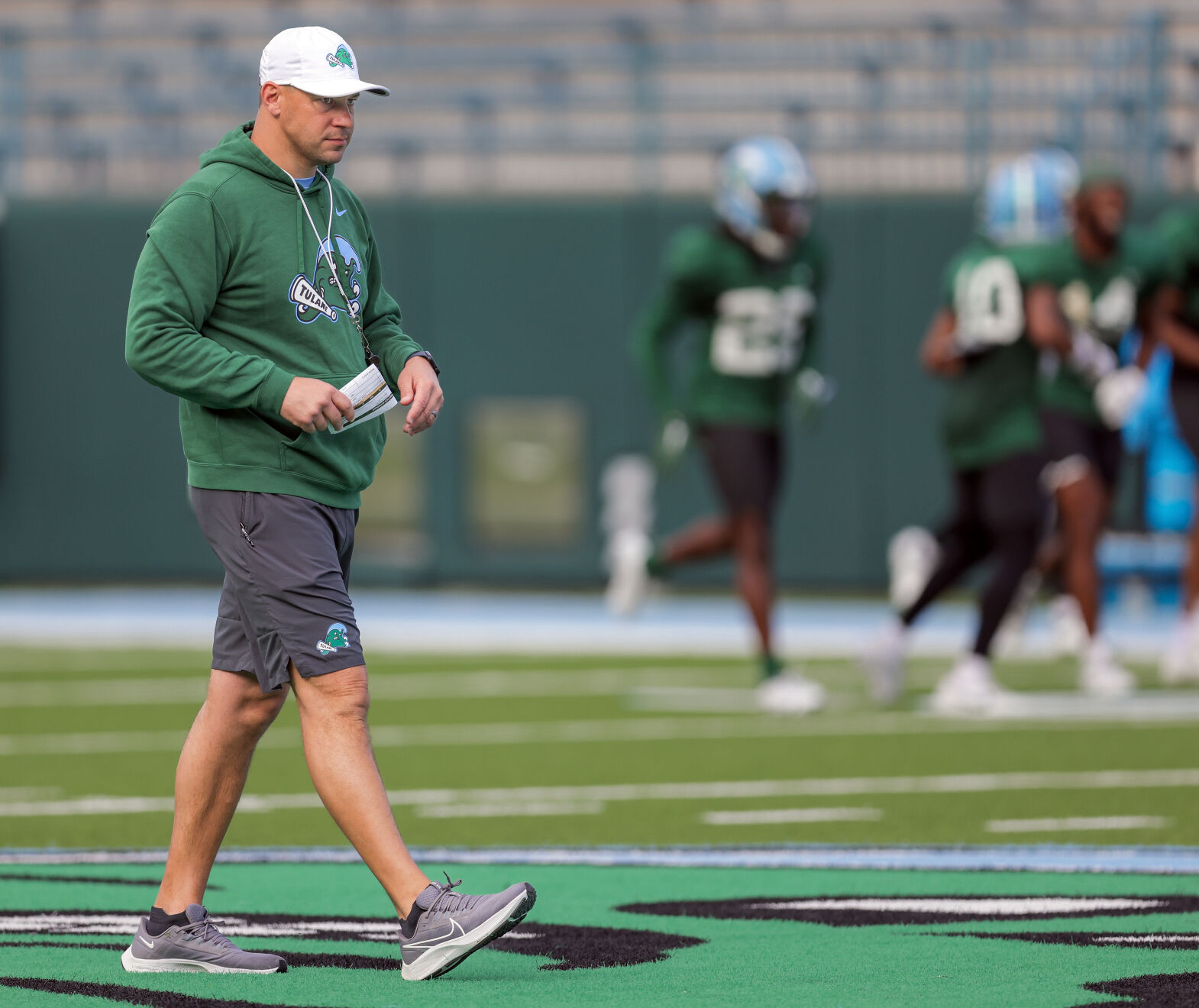Tulane football coach Jon Sumrall happy with ‘back and forth’ of ...