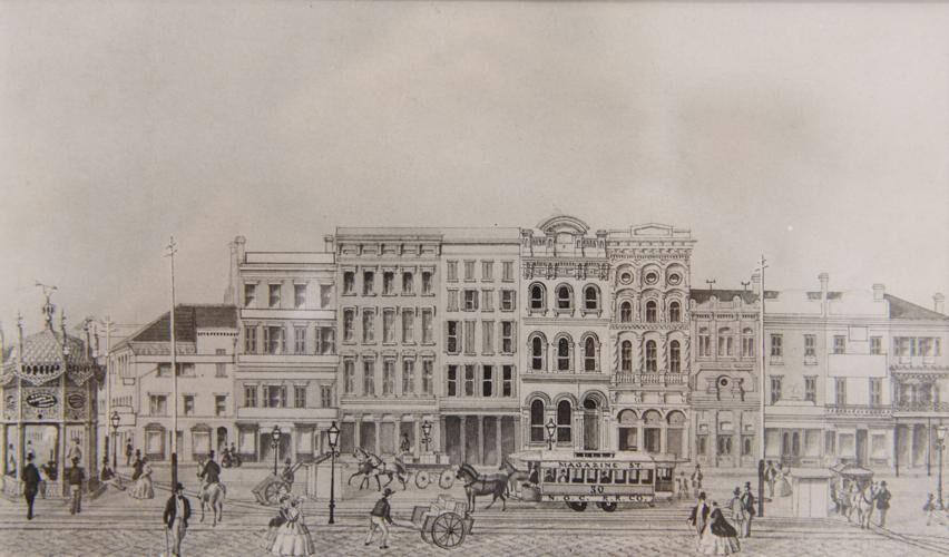 Twisted columns mark a cast-iron Canal Street facade | Home/Garden ...