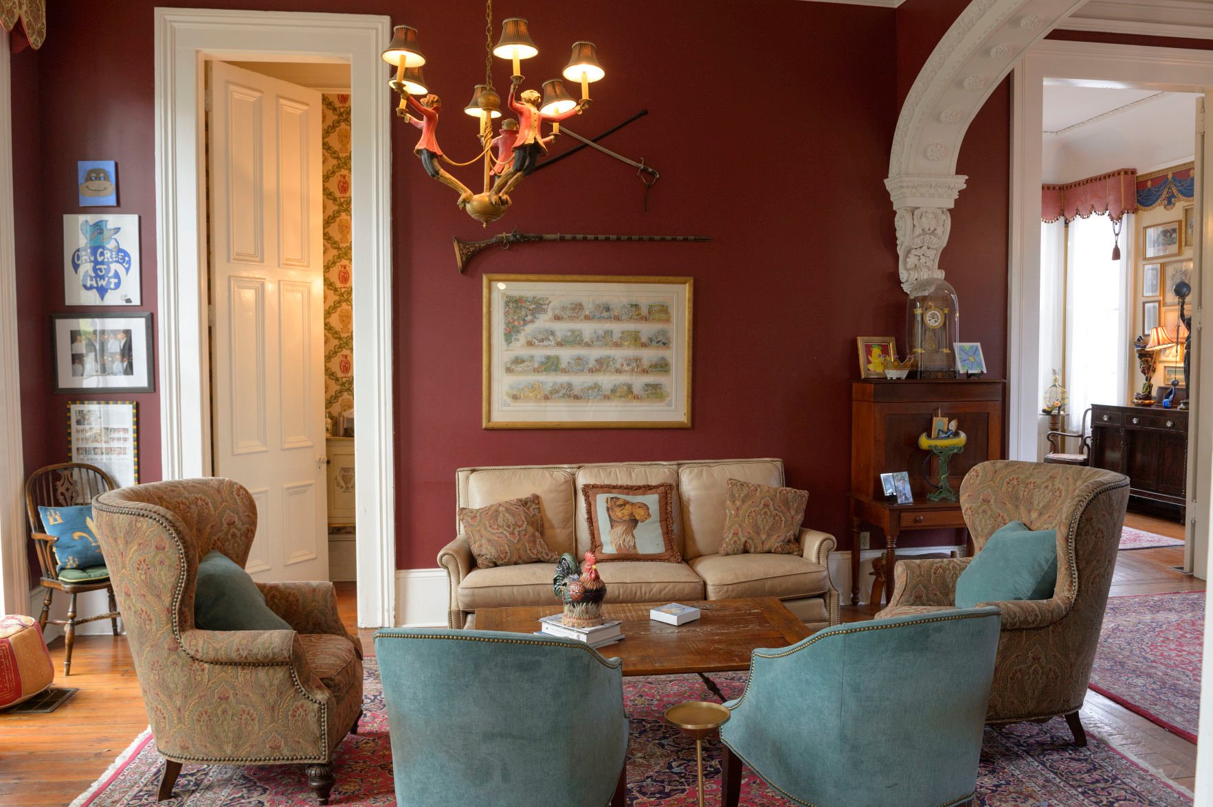 Kitchen is the heart of Garden District house where family and friends ...