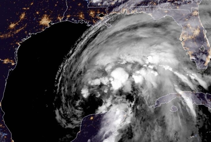 Tropical Storm Cristobal strengthens a bit more in Gulf of Mexico; see ...