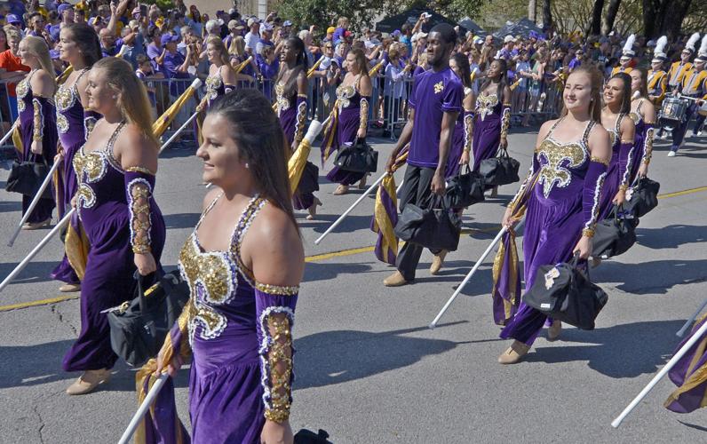 Believed to be first, Morgan City man dances, twirls flag with LSU ...