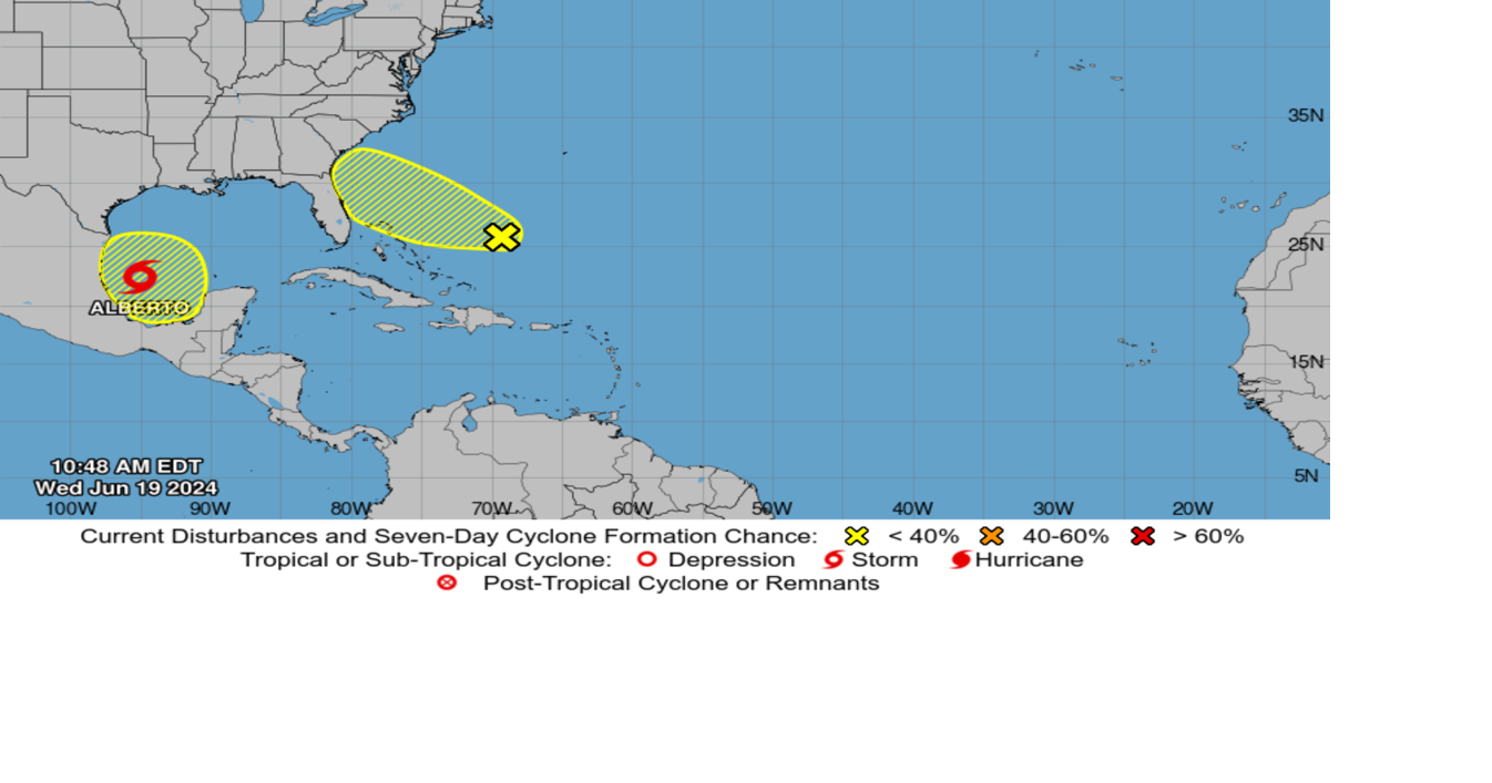 Tropical storm Alberto forms in Gulf of Mexico. See forecast ...