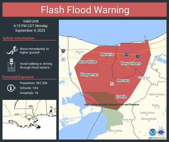 Flash Flood Warning In Effect For New Orleans Area Weather Nola