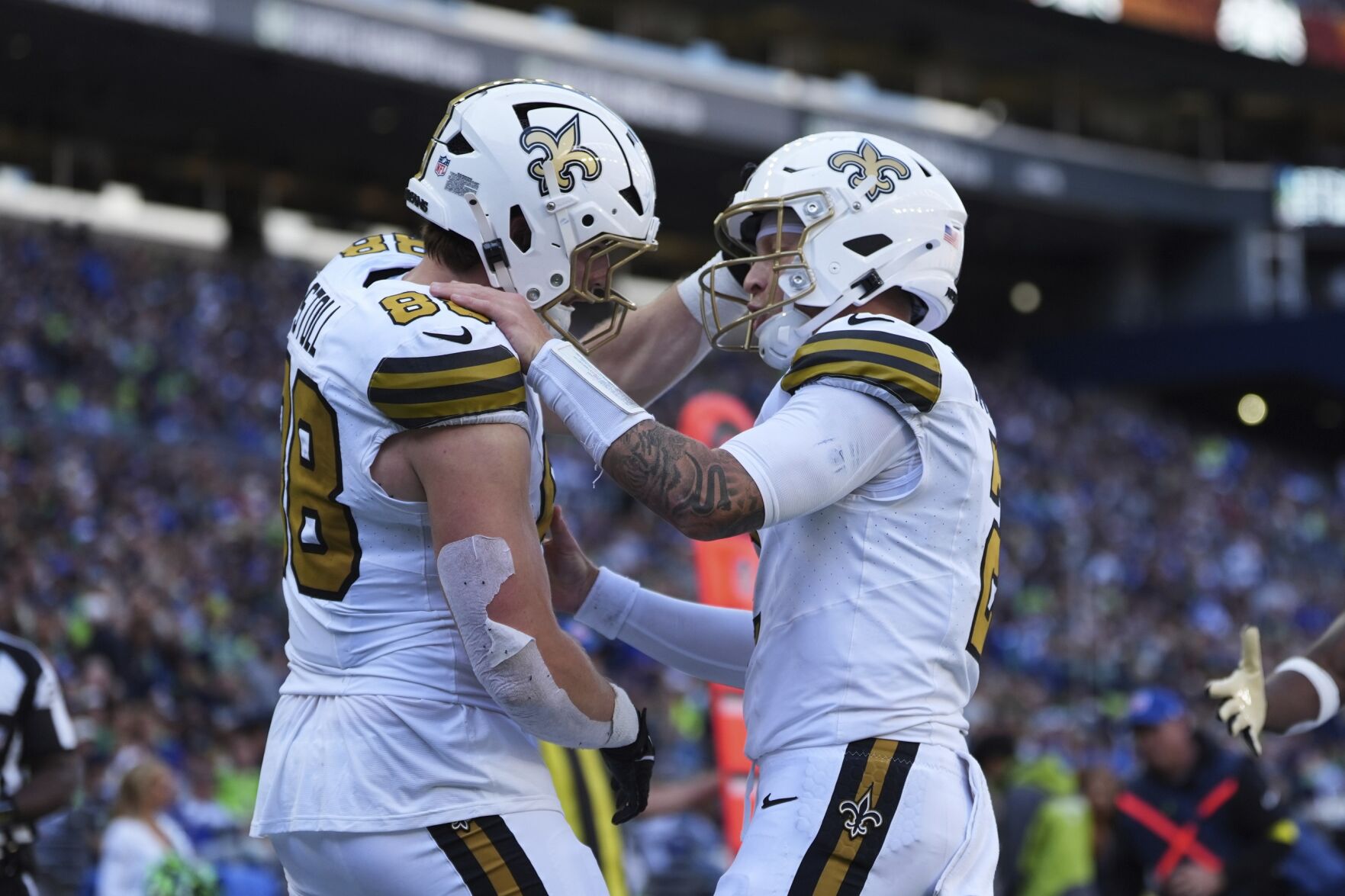 Jack Stoll, Taliese Fuaga among Saints inactives vs Panthers | Saints ...