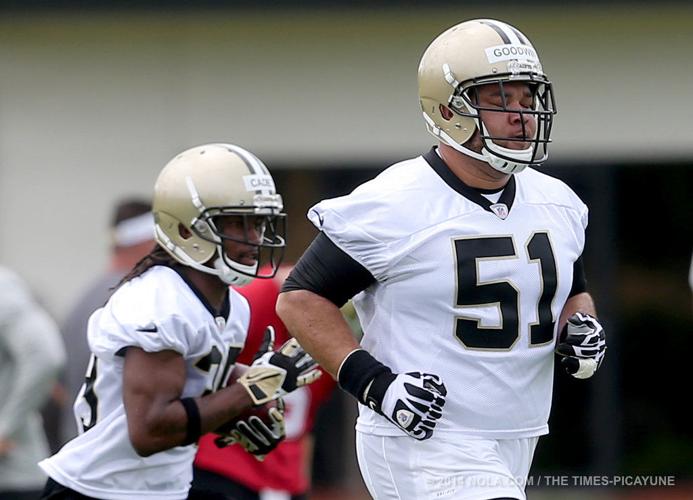 Center Jonathan Goodwin joins the Saints for OTA's : Photo gallery ...