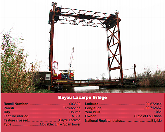 19 historic bridges of Lafourche and Terrebonne parishes | Traffic ...