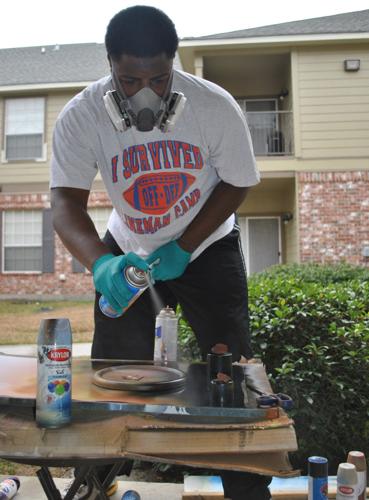 LSU commit Garrett Brumfield tackles painting with same work ethic ...