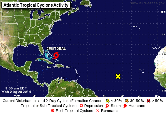 Tropical Storm Cristobal expected to move away from Bahamas | Weather ...