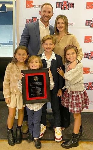Covington alumnus Corey Leonard inducted into Arkansas State Hall of ...