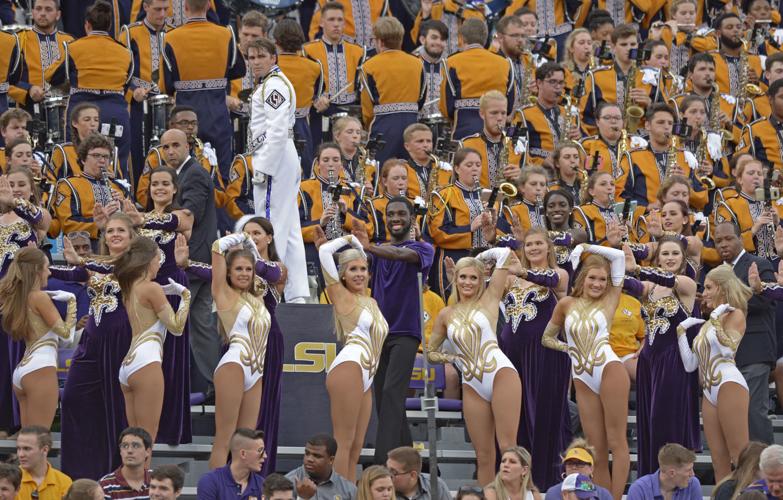 Believed to be first, Morgan City man dances, twirls flag with LSU ...