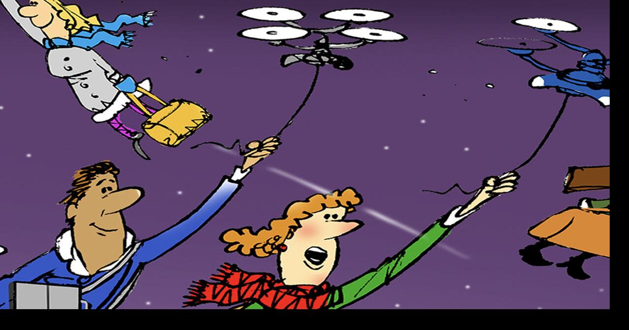 Drone sightings cartoon | Walt Handelsman | nola.com