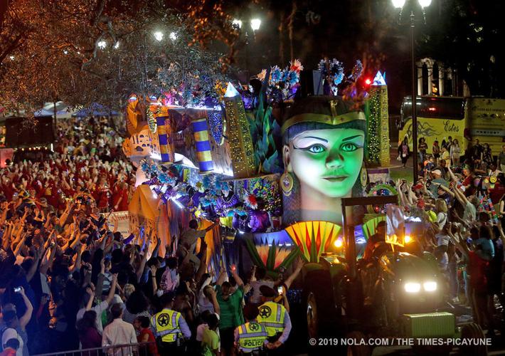 The Krewe of Cleopatra rolls down the Uptown route: photos ...