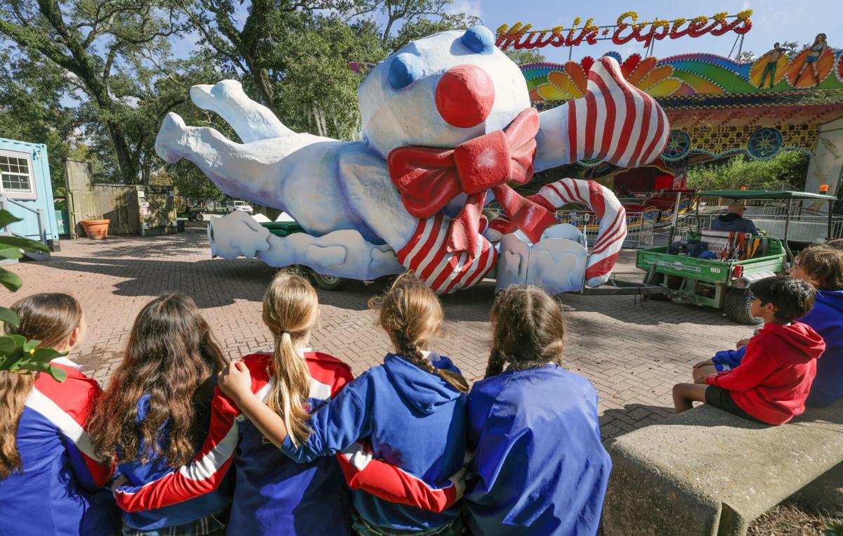 Photos: Mr. Bingle arrives, and Christmas trees are decorated ahead of ...