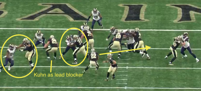 Saints' success with unbalanced offensive line vs. Rams examined in ...
