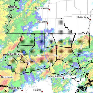 Strong thunderstorms affecting St. John, St. Charles parishes and line ...