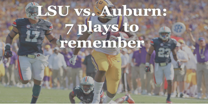 LSU vs. Auburn: 7 plays to remember from Leonard Fournette and company ...