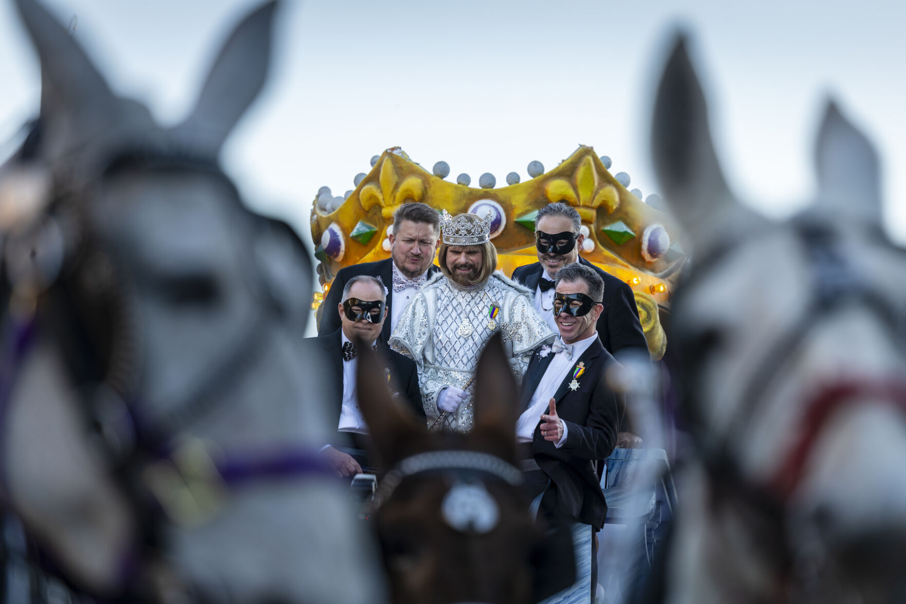Photos: The Knights of Sparta sparkle on the Saturday parade route in ...