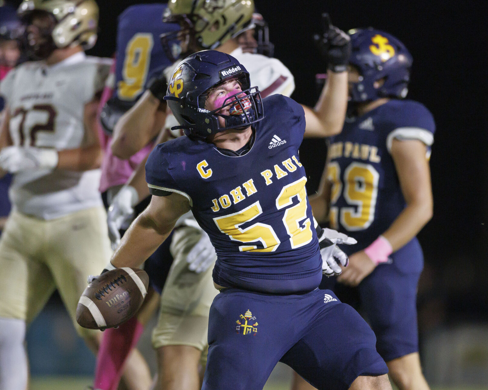 One team made all the momentum-shifting plays in the Pope John Paul II ...