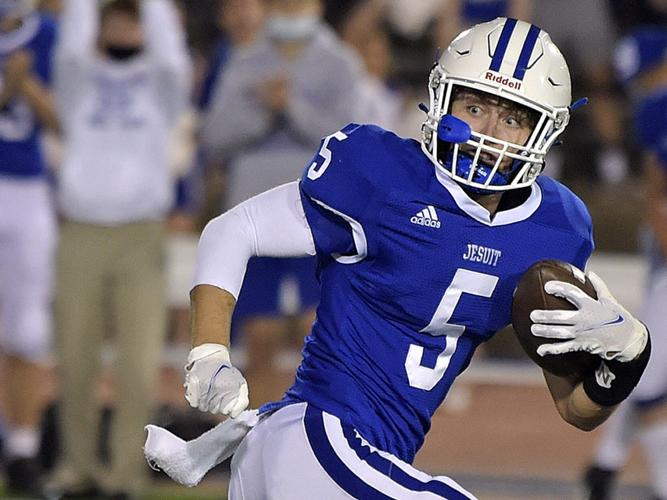 Jesuit receiver Luke Besh piles up 255 yards; Blue Jays erupt past ...