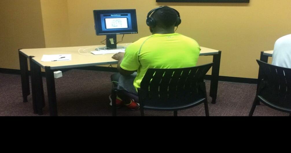 Stevan Ridley takes the S2 Cognition test | Sports | nola.com