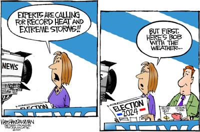 Volatile Climate Cartoon | Walt Handelsman | nola.com