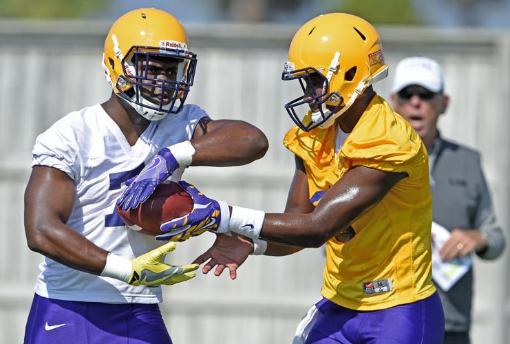 Photos: Football! LSU Tigers gets to work in first day of camp | Photos ...
