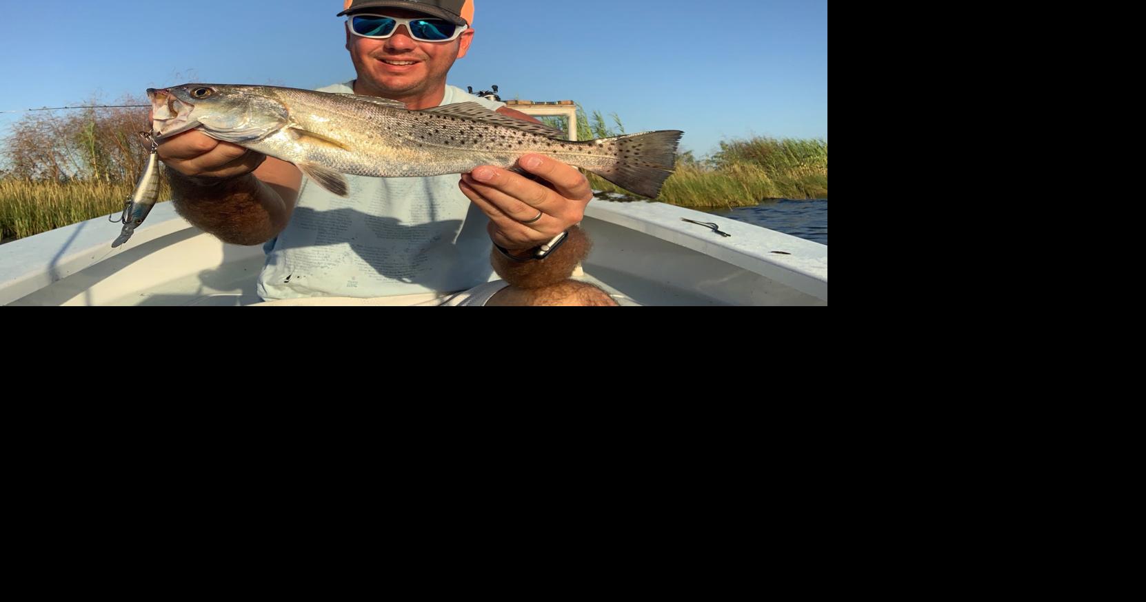 Chas Champagne finds heavier Pontchartrain trout by casting stickbaits ...