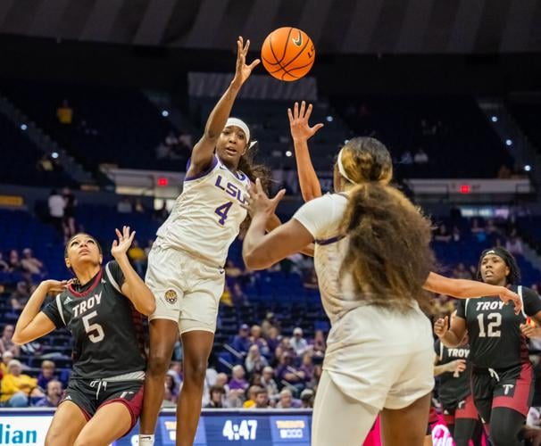 LSU women smother Troy with full-court press in blowout win | LSU ...